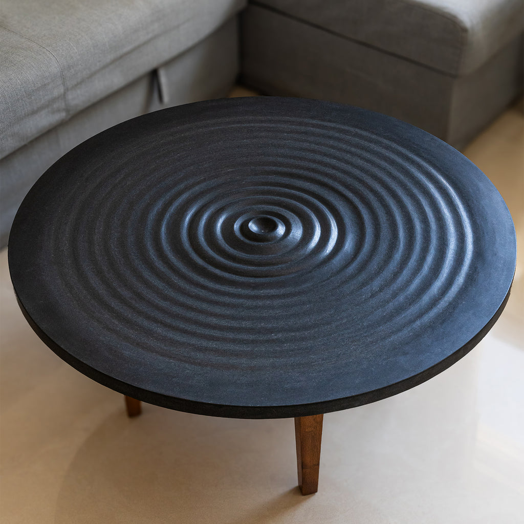 Granite Ripple Table | Paarkhi Handcrafted Centerpiece – paarkhi