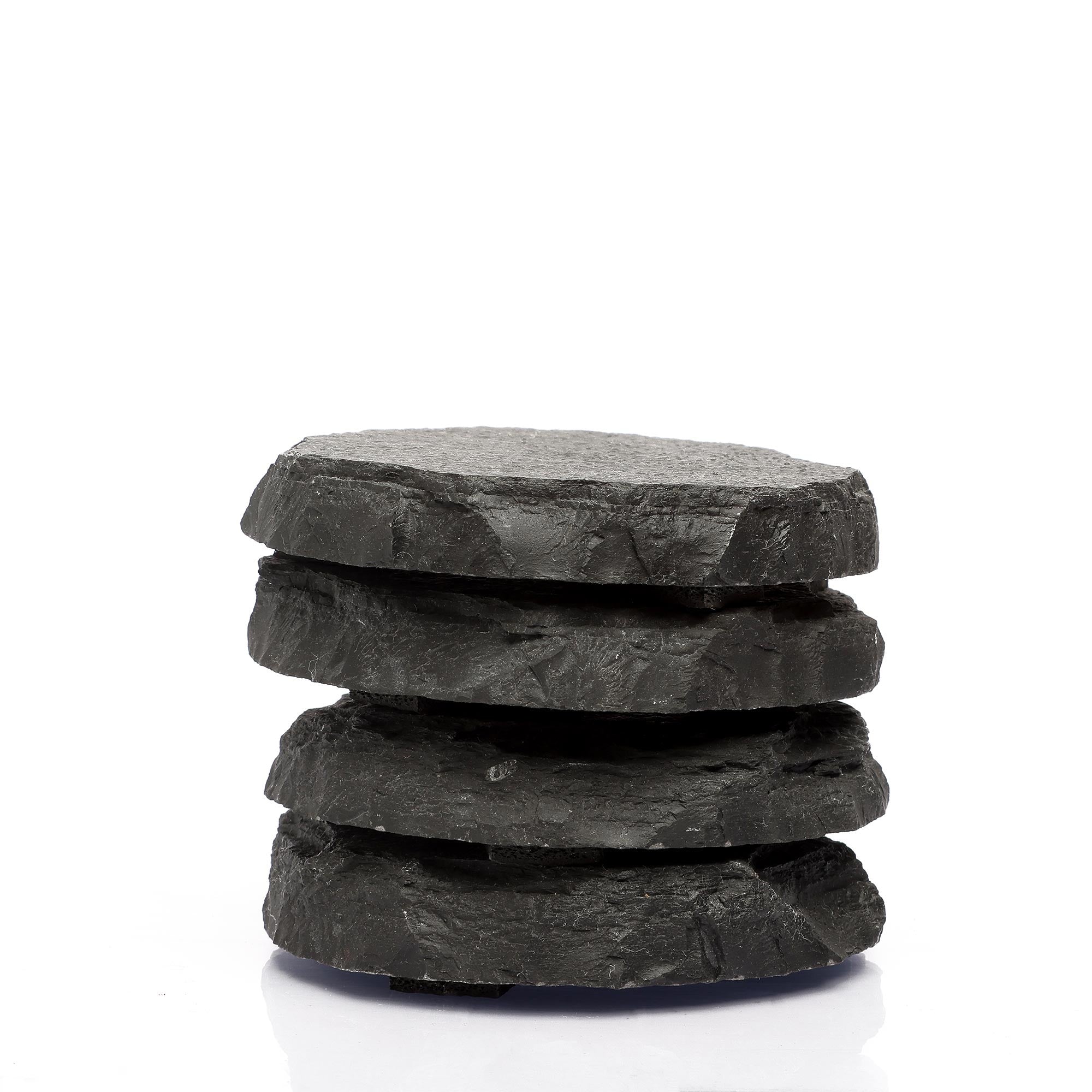 Round Slate Coasters - Set of 4 – paarkhi